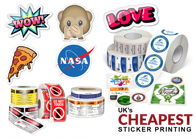 Cheap Custom Vinyl Sticker Printing UK - Stickermate